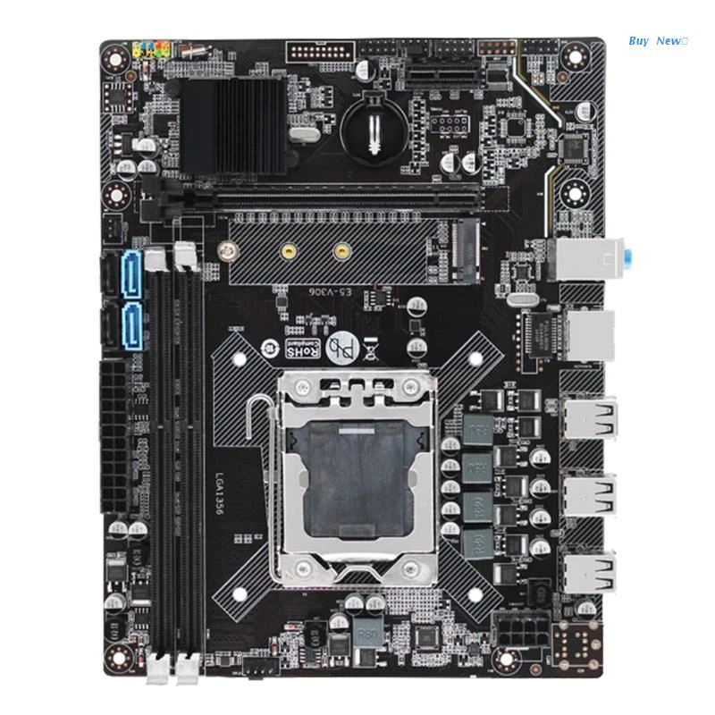 Placa mãe 20ce x79, lga 1356, pci e nvme m.2, suporte reg ecc ...