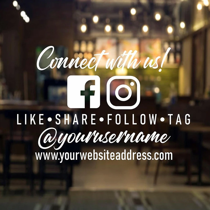 Social-Media-Vinyl-Sticker-Custom-Website-Address-And-User-Name-Cut ...