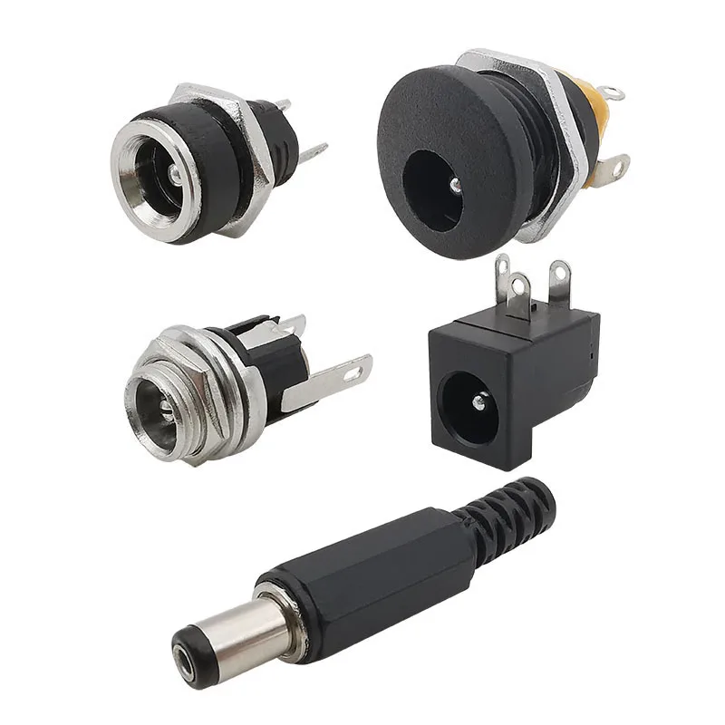 10-unids-lote-de-conectores-DC-de-5-5x2-1mm-adaptador-de-enchufe-DC ...
