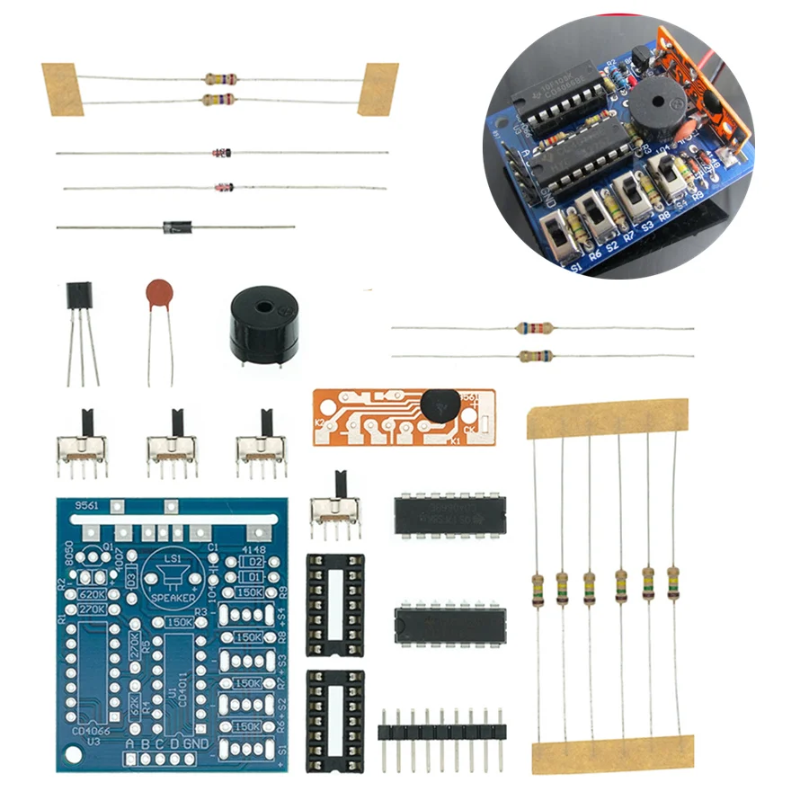 16 Music Sound Box BOX 16 Board 16 Tone Electronic Module DIY Kit Parts ...