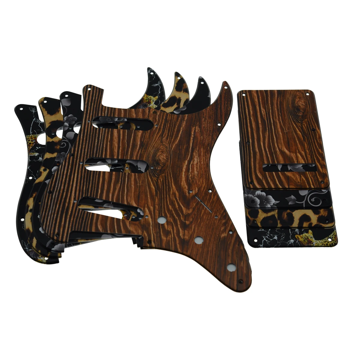 KAISH Strat Guitarra Plastic Pickguard, Tampa Trem e Parafusos ...