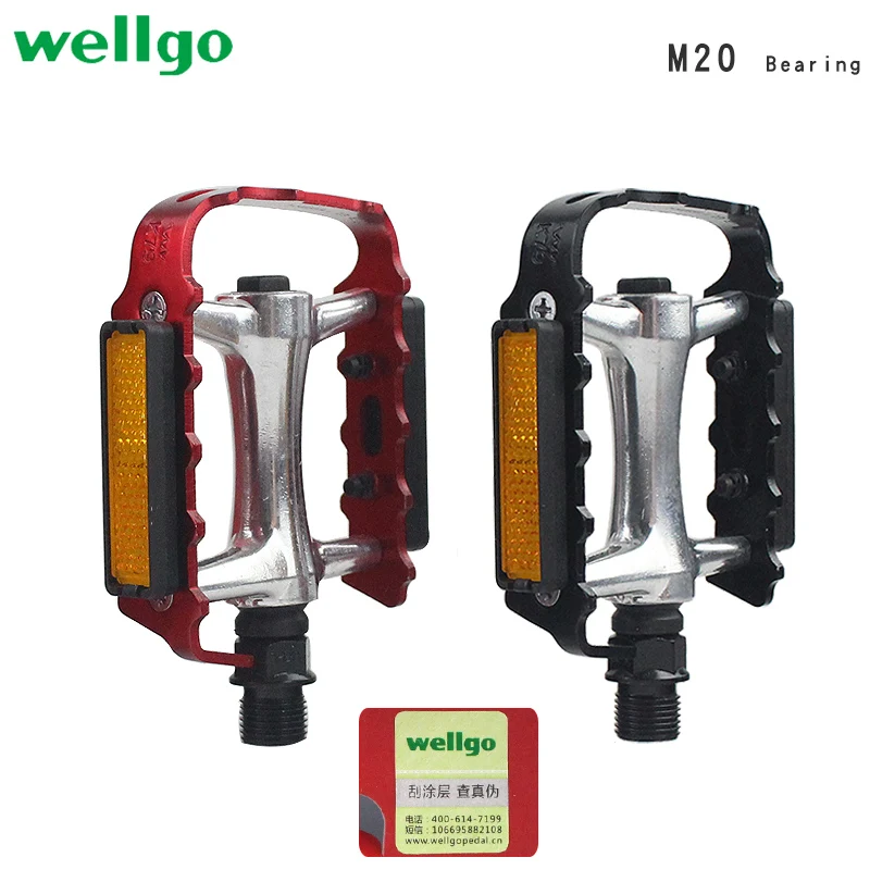 WellGo-M20-Mountain-Bike-pedal-Ultra-Leve-Road-folding-bicycle-pedal-Ultralight-MTB-bearing ...