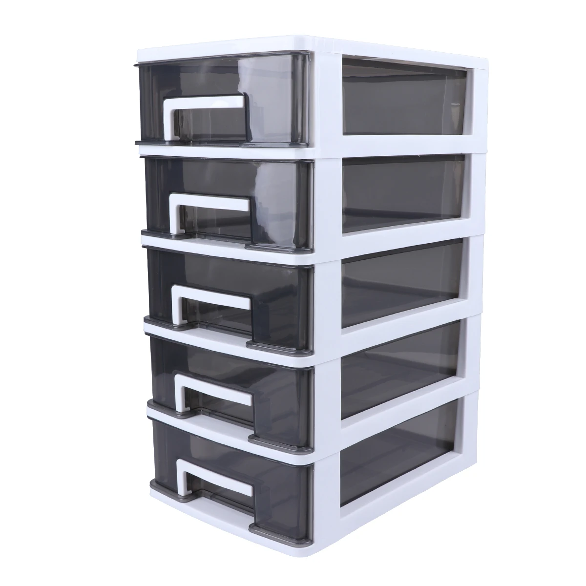 Household 4 Layer Storage Cabinet Plastic Drawer Type Closet Portable ...