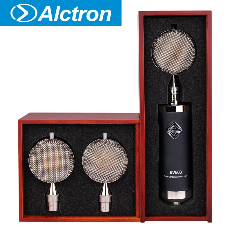 Alctron BV563 large diaphragm tube mic with 3 different sizes capsules ...