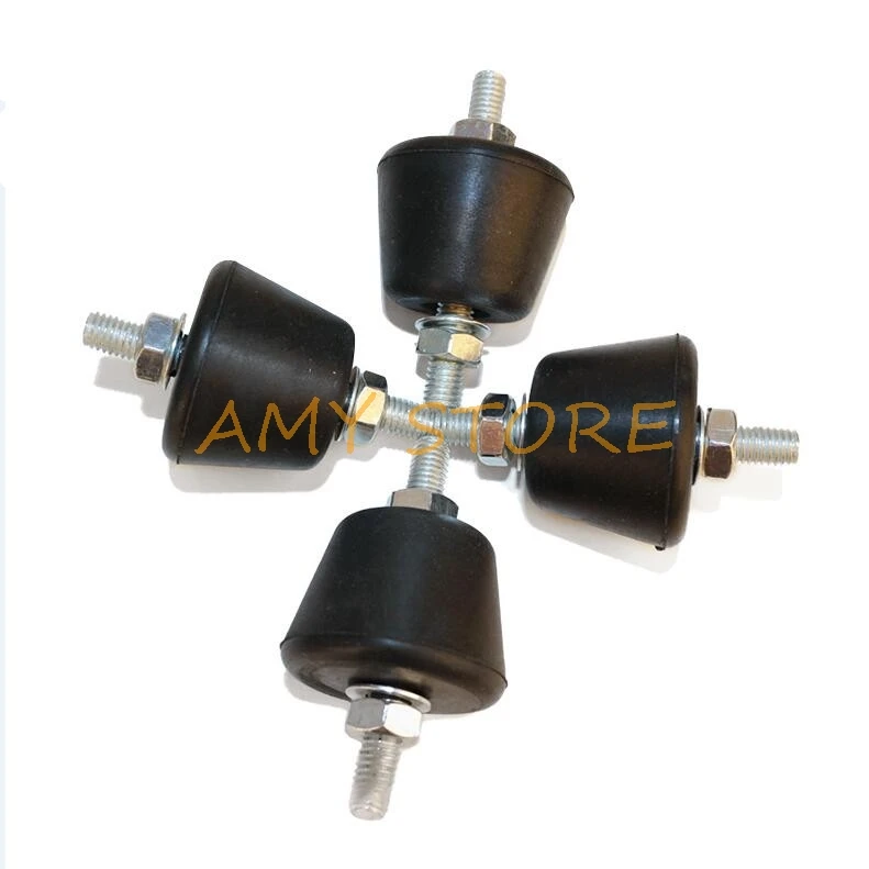 4Pcs Air Conditioner Shock Absorber Rubber Cushion Pads Anti Vibration ...