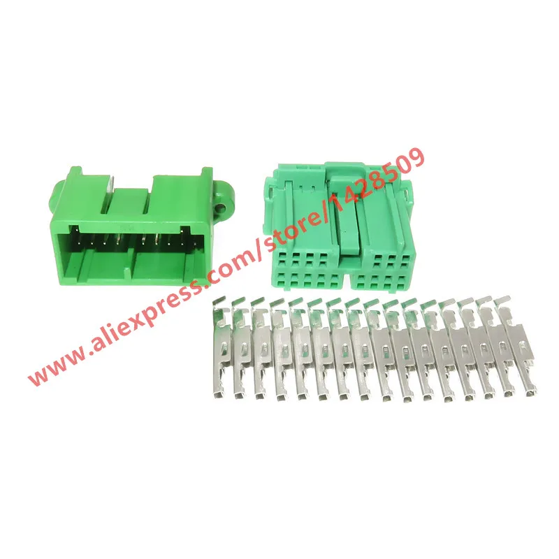 1-Set-16-Pin-Auto-Female-Male-Automotive-Plug-PCB-Board-Socket ...