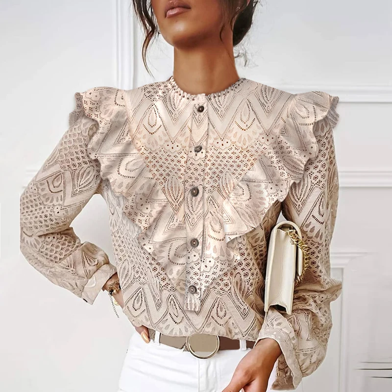 FREE SHIPPING Cheap Elegant Lace Blouses JKP4463