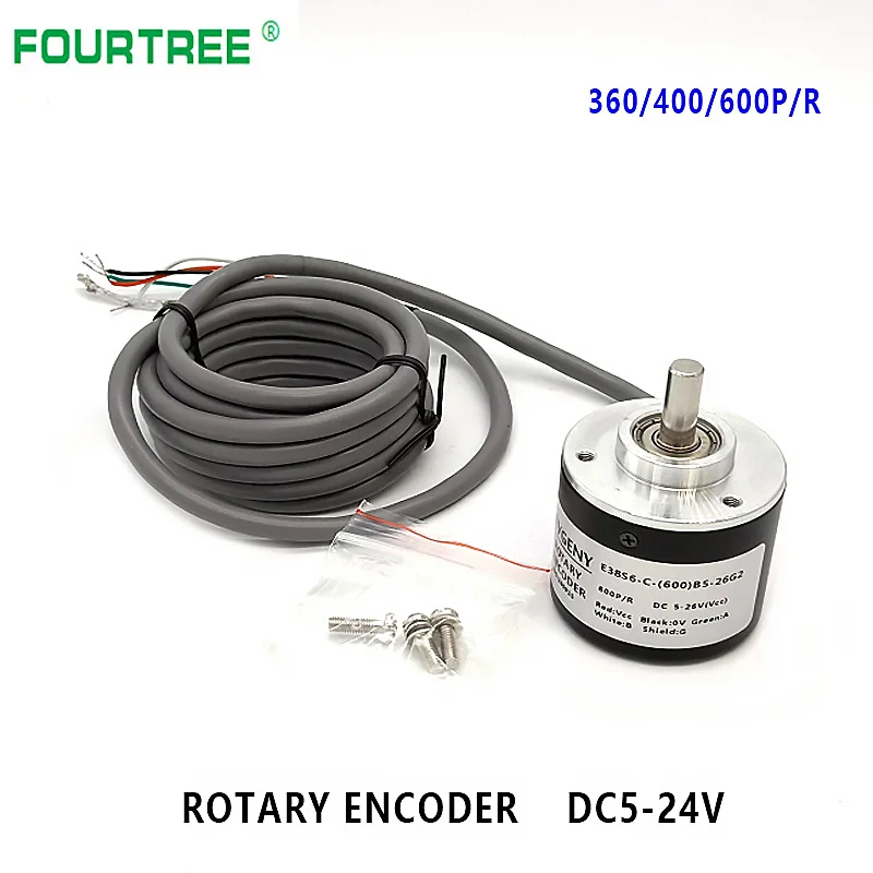 Capteurs Encoder 600P/R incremental Rotary Encoder AB PHASE encoder 6 ...