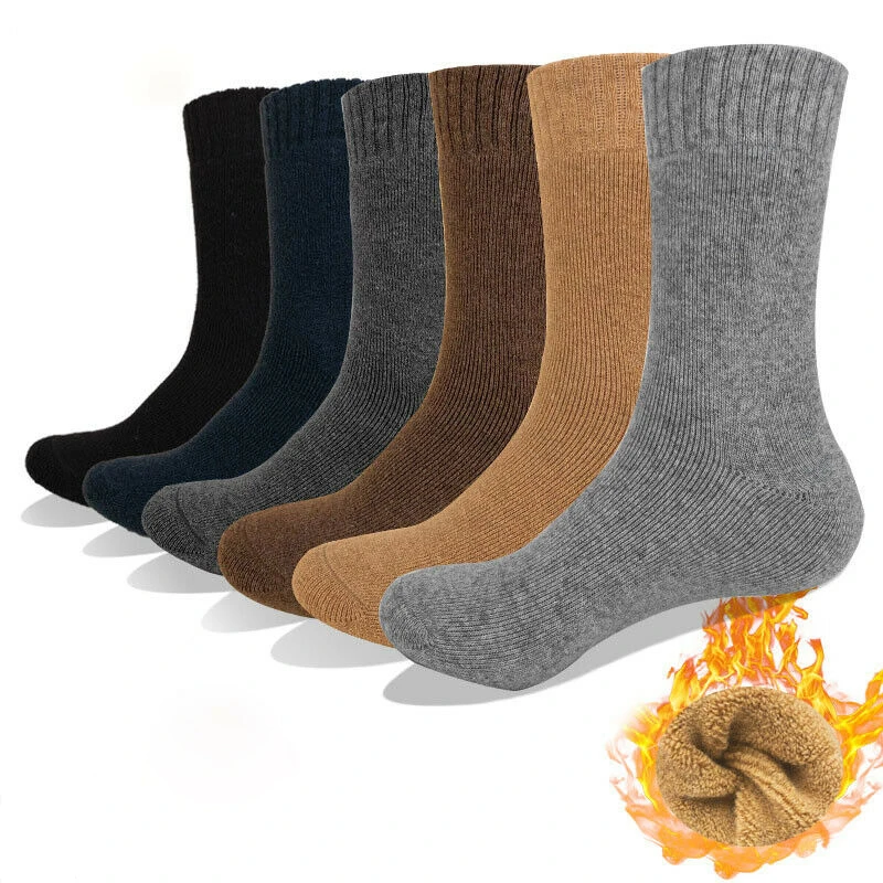 Woolen Cashmere Thermal Socks Winter Thick Thermo Socks For Men Women ...