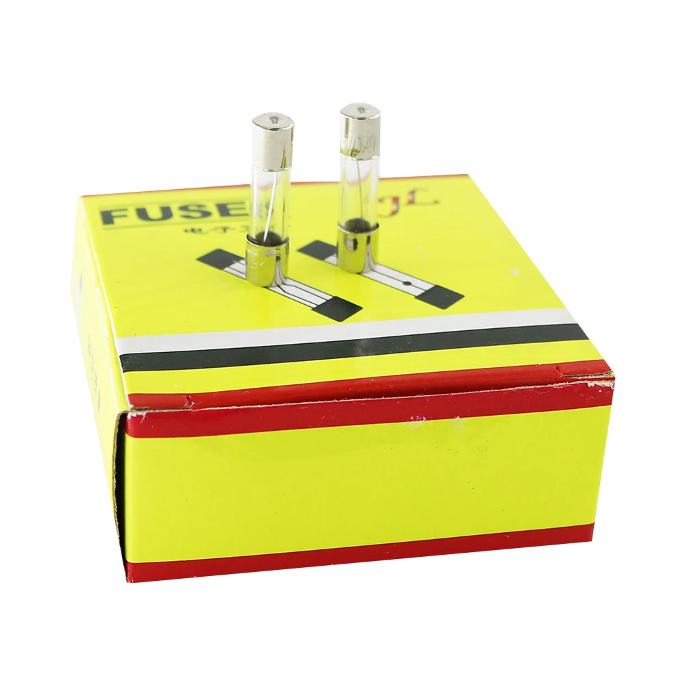 100PCS 5x20mm Fast Glass Fuse Kit In Package 0.2A 0.5A 1A 2A 3A 5A 8A ...