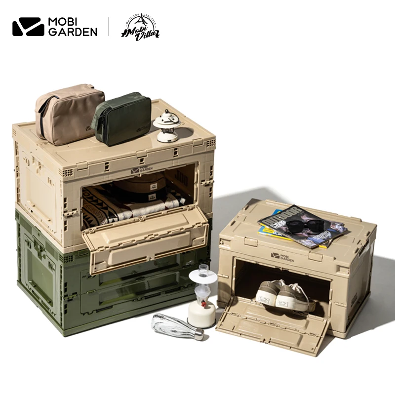 Folding Storage Box Camping 80l | Stackable Storage Box Outdoor | Pp ...