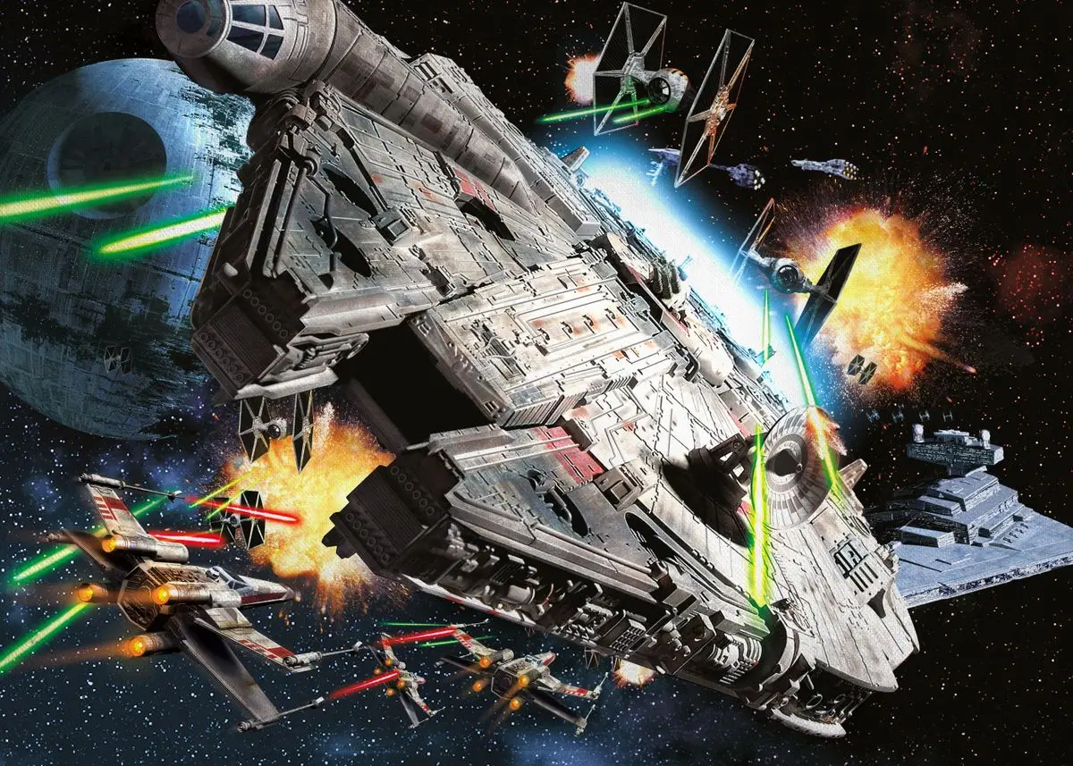 Star Wars Space Battle Art