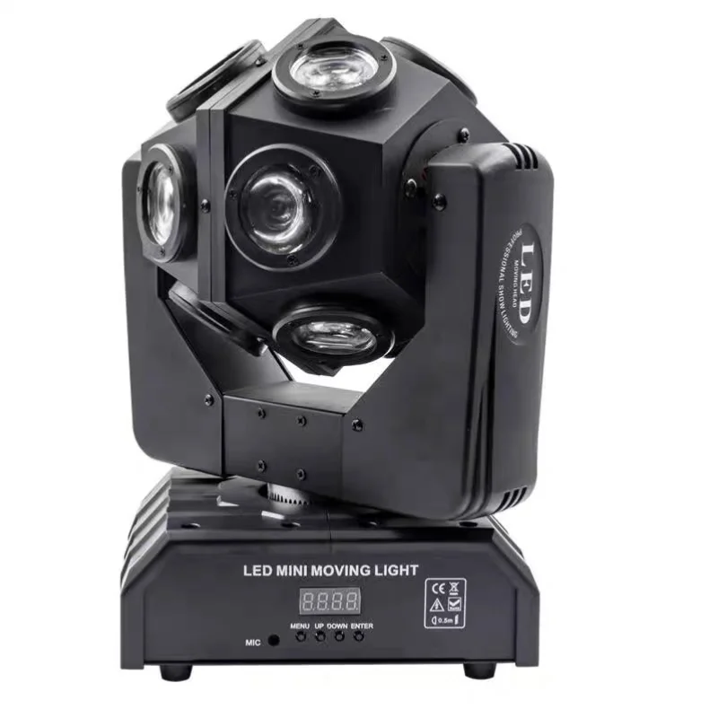 12X10W RGBW LED Beam Football Moving Head Light DMX512 Rotation Beam ...