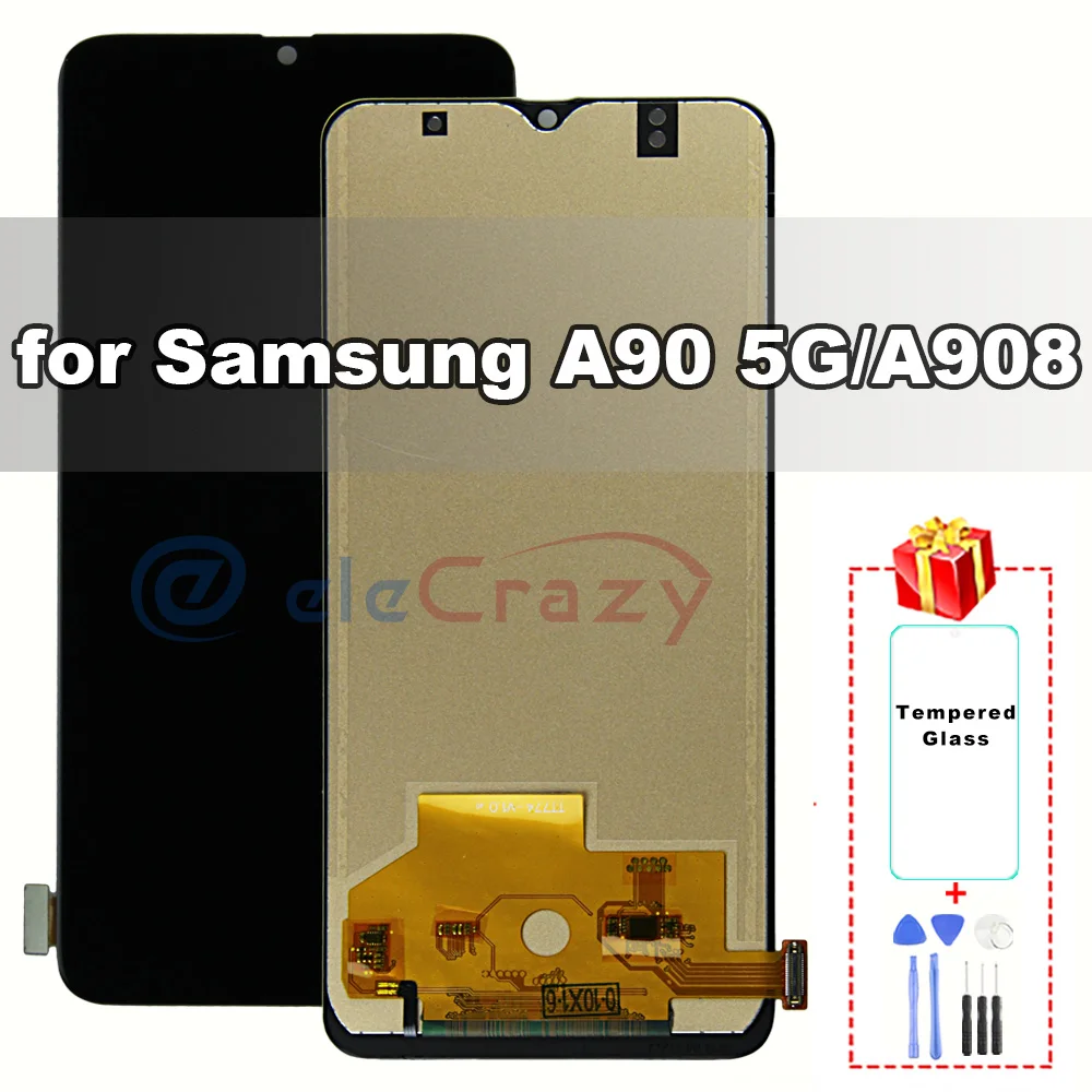 Original-for-Samsung-Galaxy-A90-5G-A908-LCD-Screen-Display-with-Touch-Digitizer-Assembly ...