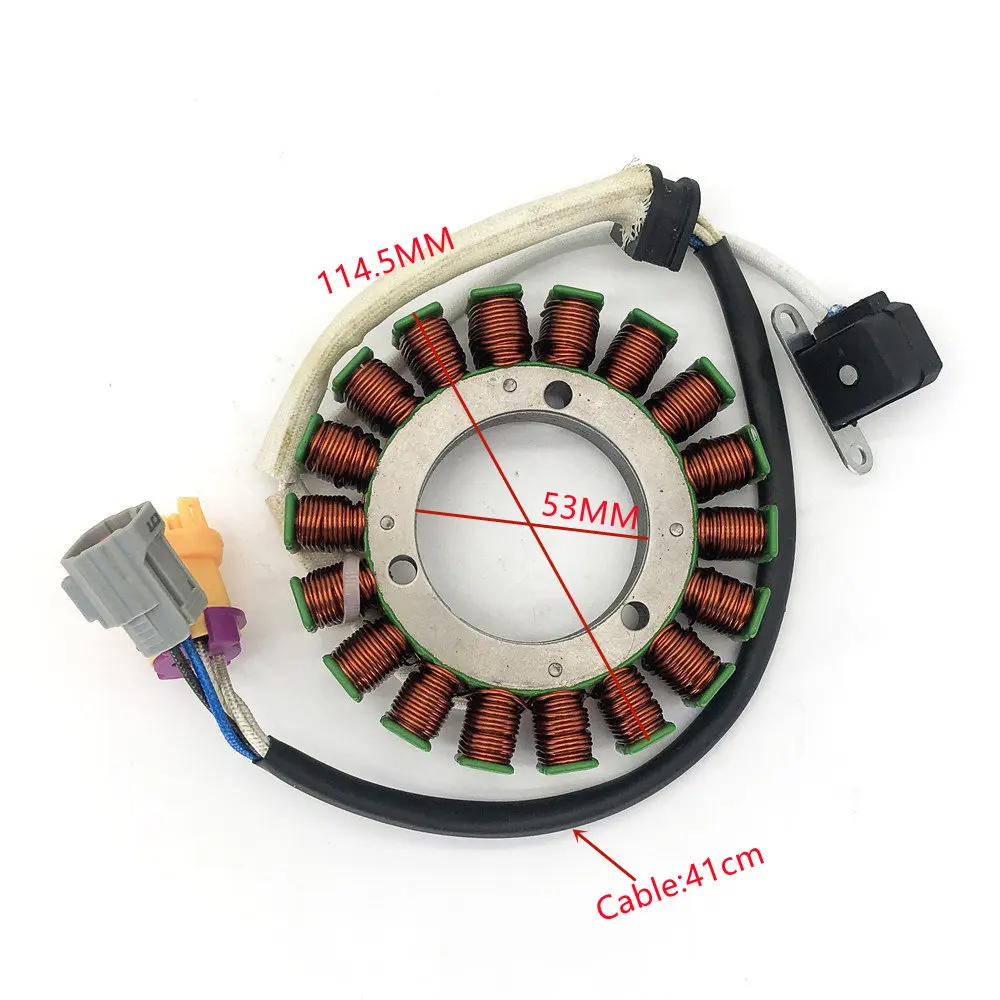 18 Coils Ignition Stator Magneto For Bashan JS400 Jianshe 400CC ATV ...