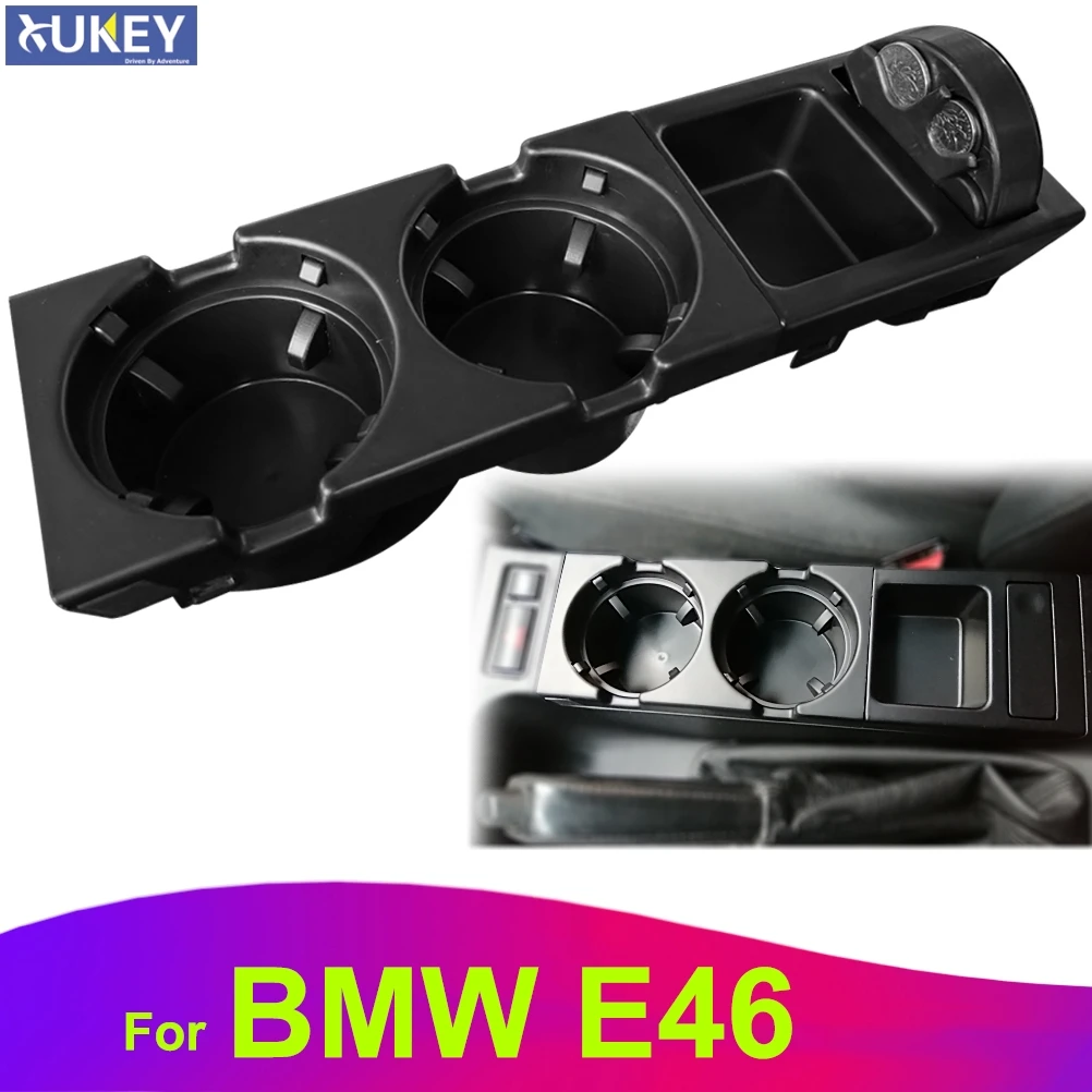 For-BMW-E46-Center-Console-Storage-Box-Coin-Cup-Holders-Convertible ...
