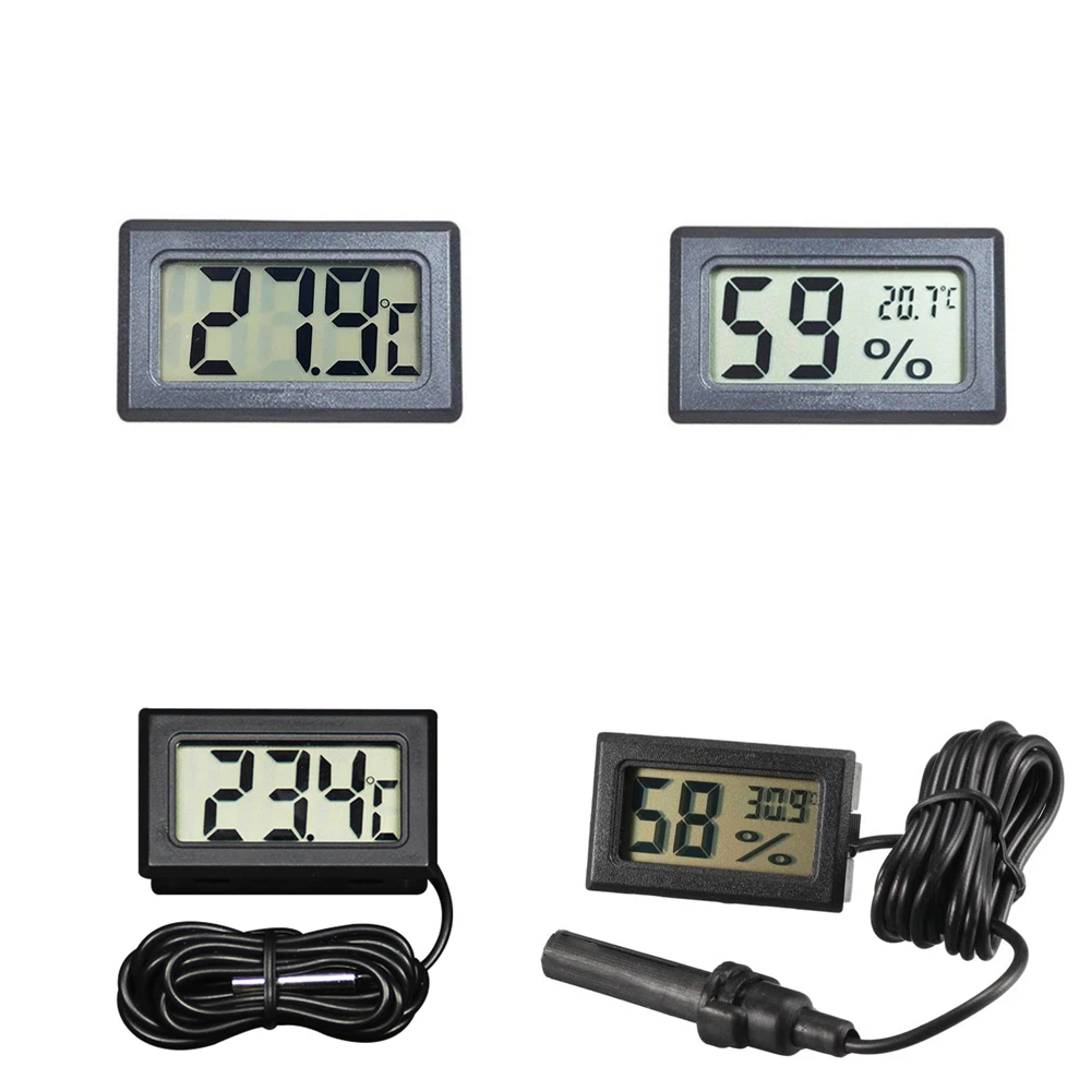 Mini LCD Digital Thermometer Hygrometer Temperature Indoor Convenient ...