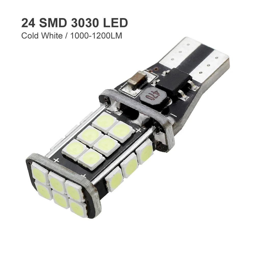 Car backlight, led CANbus T15 w16w 921 super flash 3030 SMD, no error ...