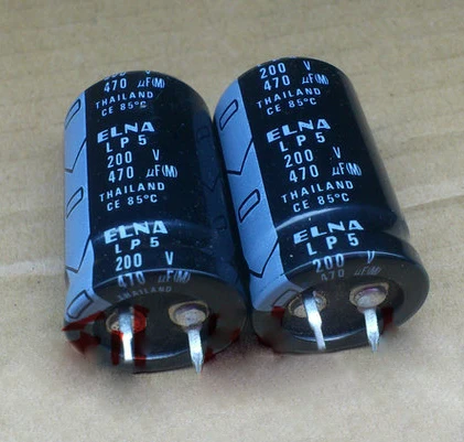 5PCS-10PCS-Thailand-ELNA-LP5-200V470UF-22X35MM-470uf-200v-Aluminum ...