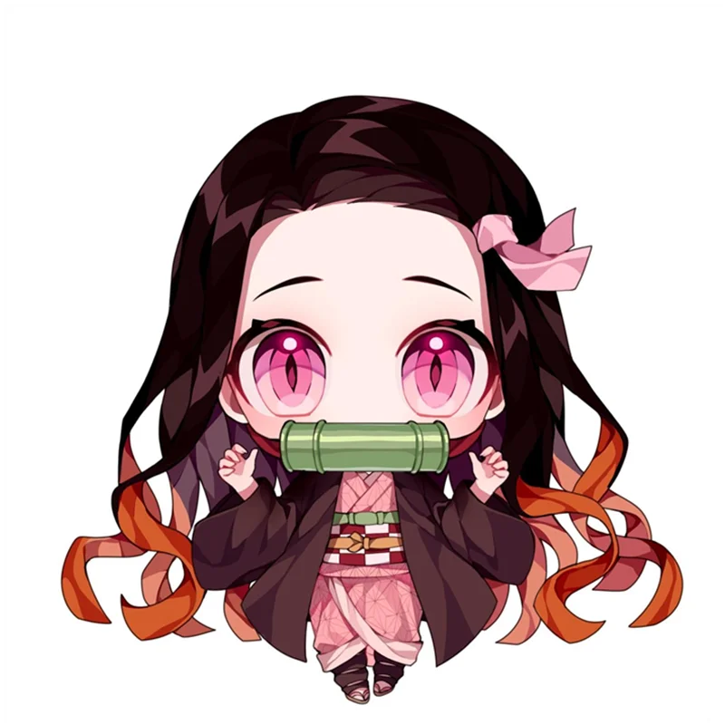 Cartoon Car Sticker For Nezuko Kamado Demon Slayer Peeker, 57% OFF