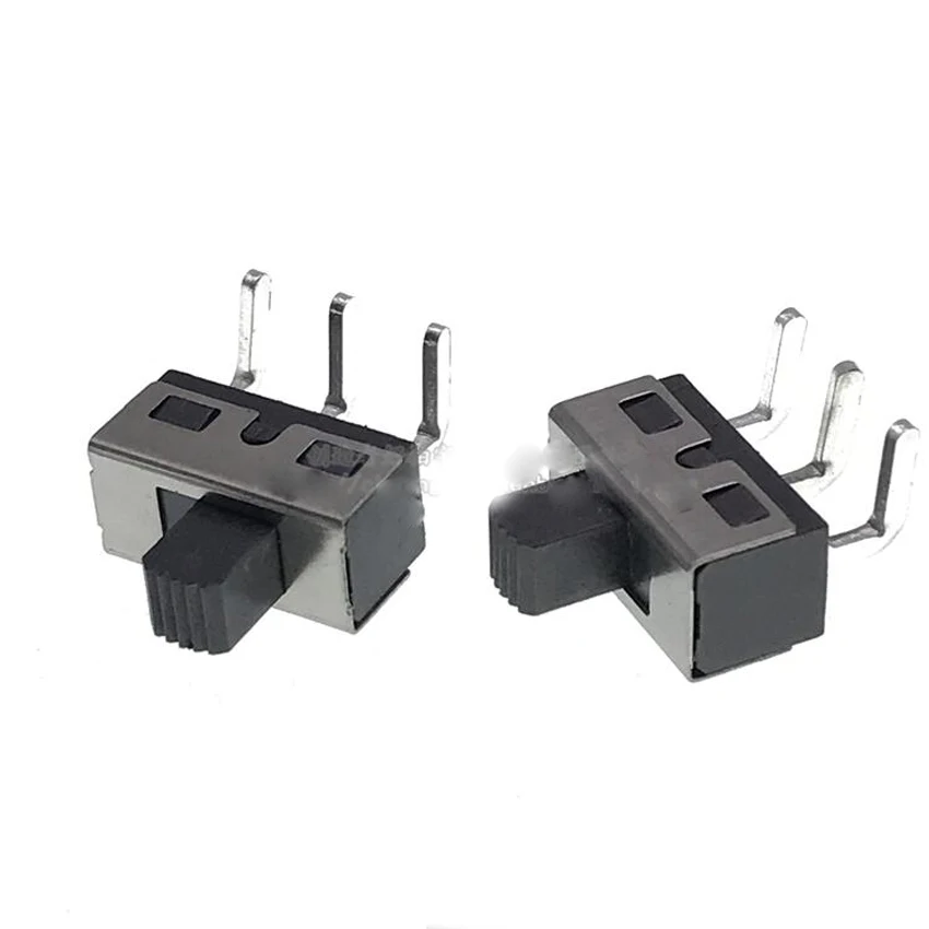 50pcs/lot Ss12d11 Toggle Switch Bend/curved Pin 2a 1p2t High Current ...