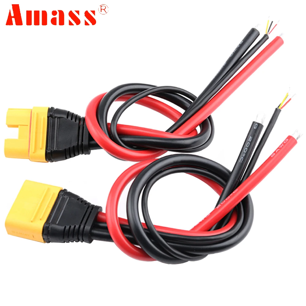 Amass-AS150U-70A-Copper-Plated-Male-Female-Plug-Connector-8AWG-Silicone ...
