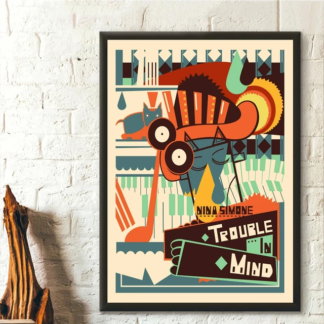 Framed Music Posters