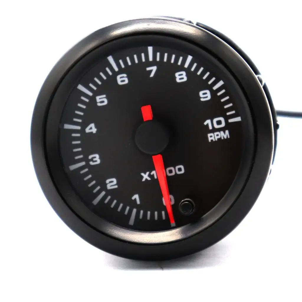 Tachometer Tach Gauge For Auto Car 2" 52mm 0~10000 Rpm 7 Color Led ...