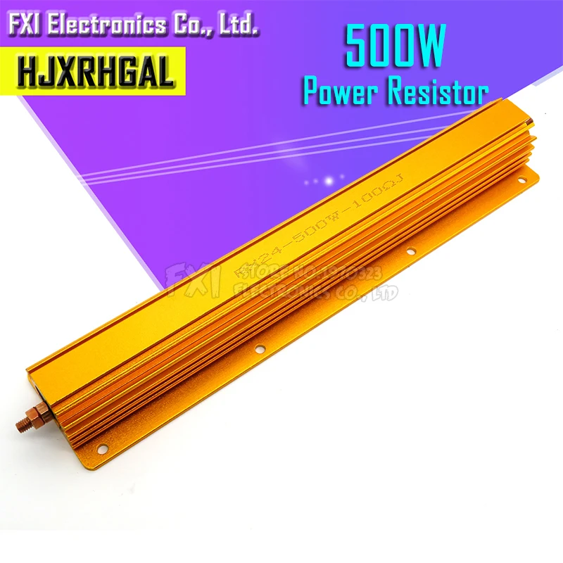 500W Aluminum Power Metal Shell Case Wirewound Resistor 0.1R ~ 500R 0.1 ...