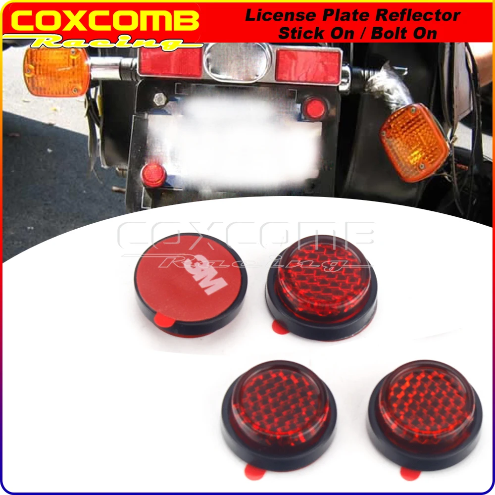 Reflector-License-Plate-Motorcycle-Self-Adhesive-Number-Plate-Safety ...