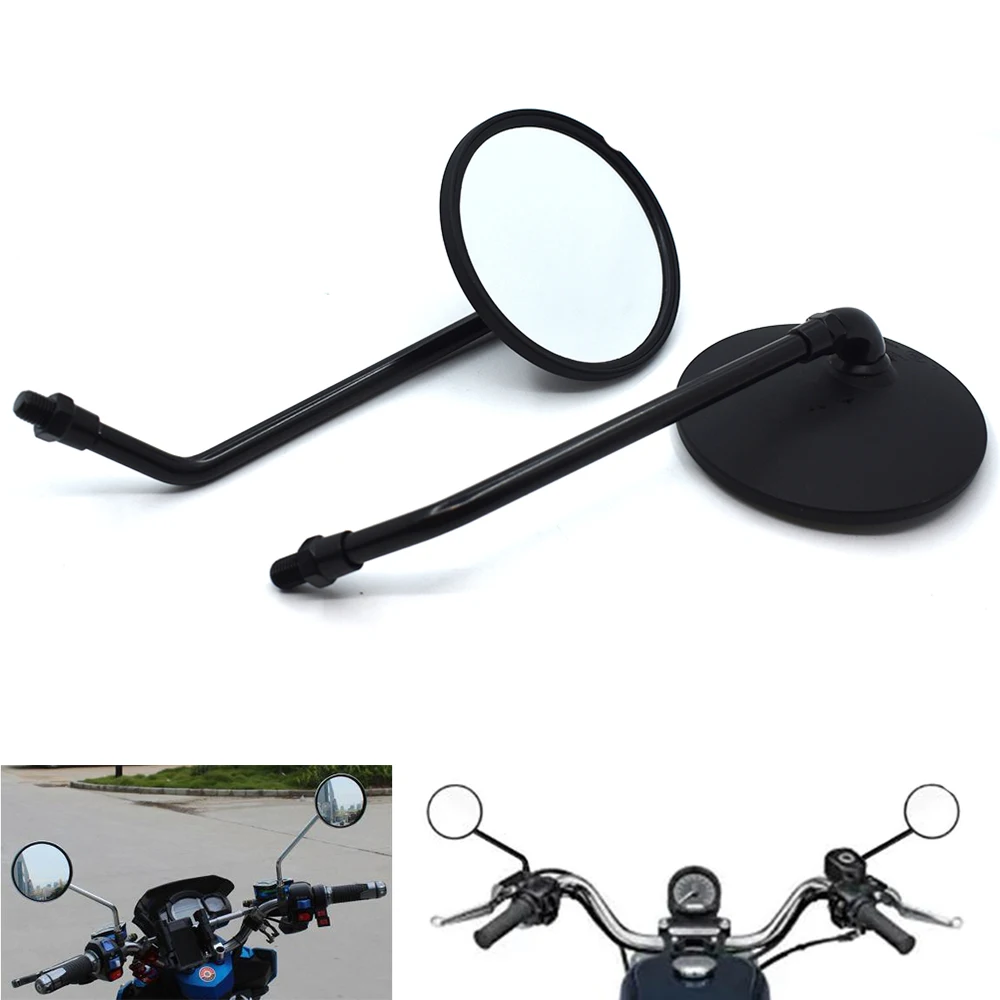 10mm Universal Motorcycle Rearview Mirror Also Suitable For Scooters