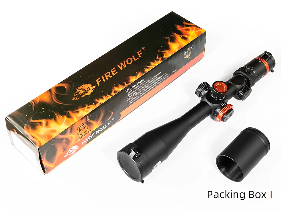 FIRE WOLF QZ 6-24X50E FFP Scope Red Green Reticle Hunting Optical Sight ...
