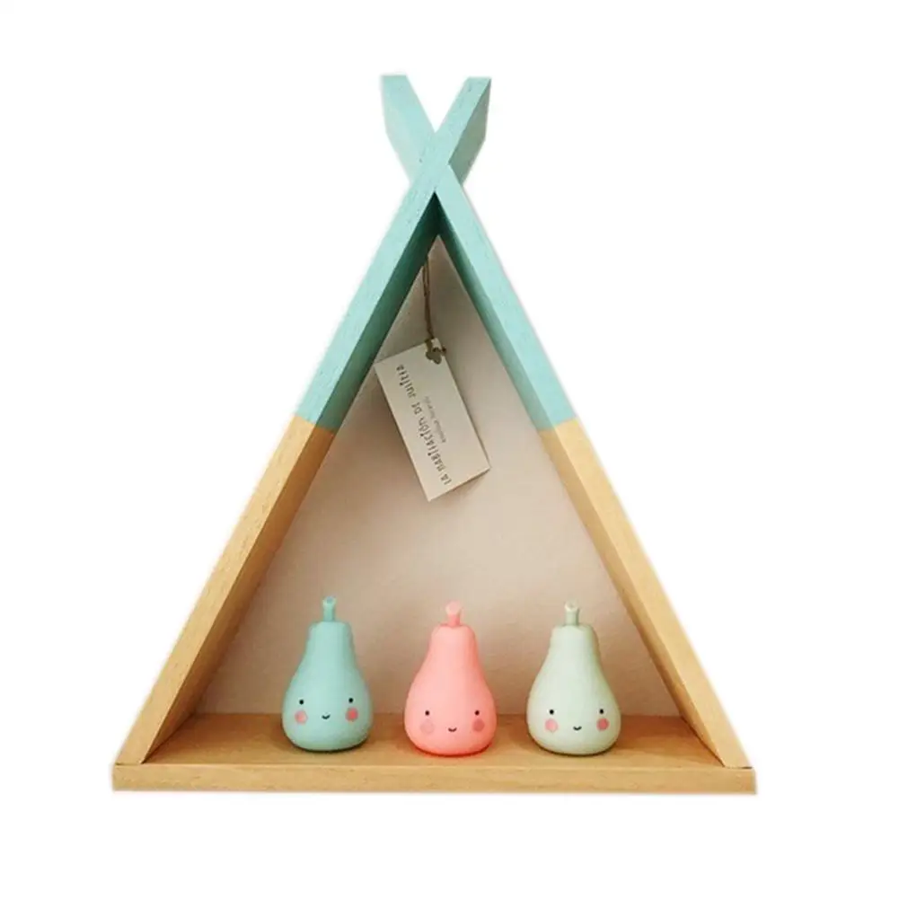 1Pc-Living-Room-Wooden-Triangle-Storage-Holder-Rack-Decor-Wall-Mounted ...