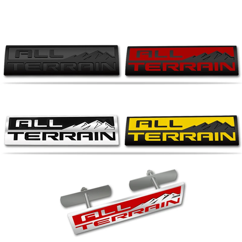 3d Metal Sticker All Terrain Grille Emblem Decoration Rear Trunk ...