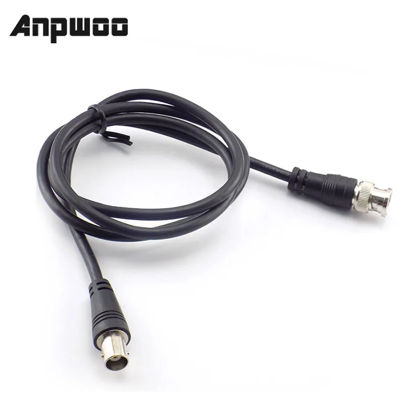 BNC Female To Male Adapter Cable For CCTV Camera BNC Connector Extension Coaxial Line Camera ...