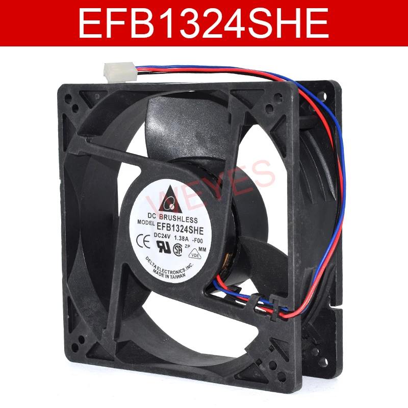 For delta EFB1324SHE 127MM 12738 127*127*38MM 24V 1.38A cpu cooler ...