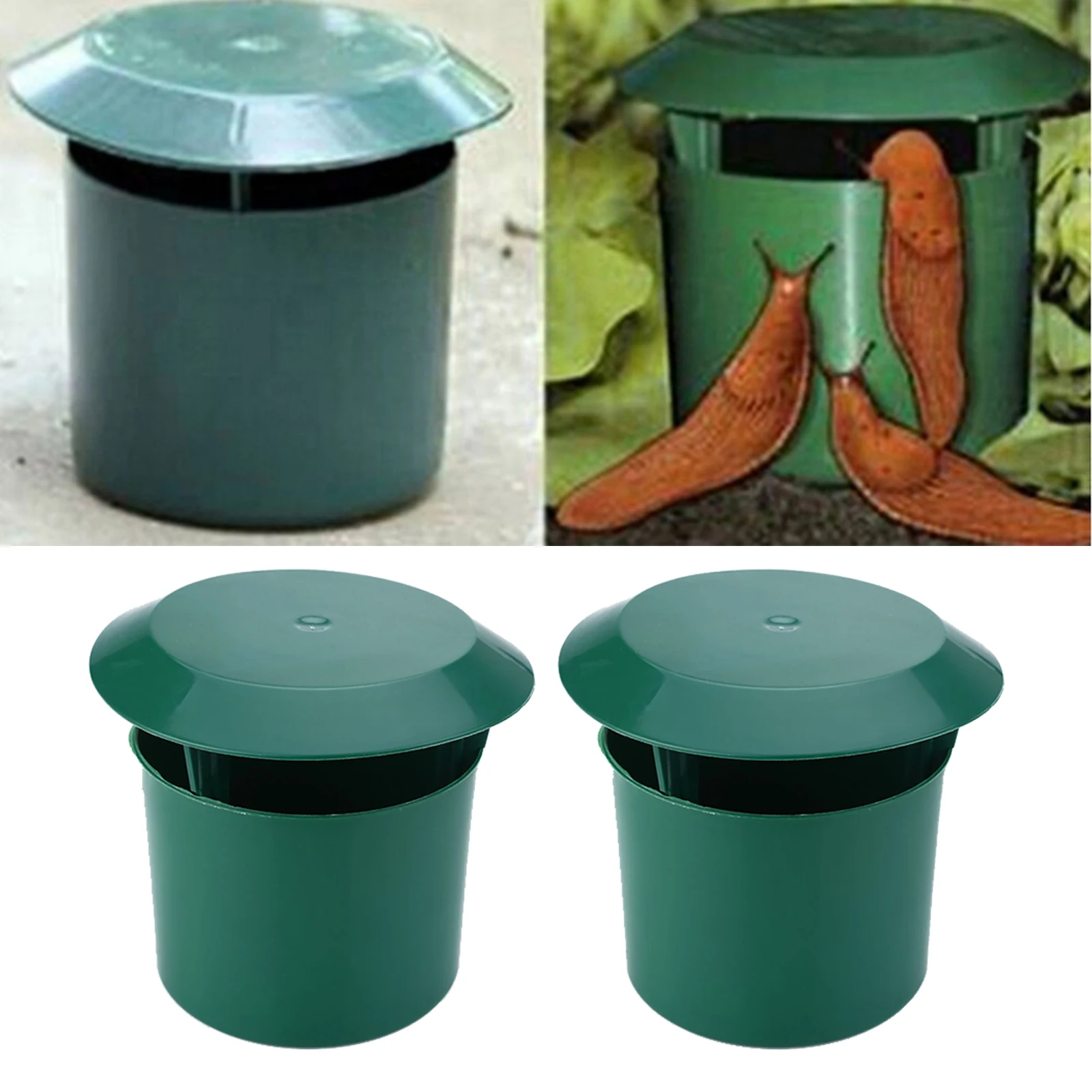 2Pcs Slak Slug Val Trapper Kooi Tuin Trapper Tool Plant Bescherming ...
