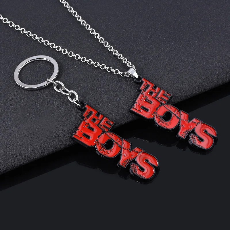 The-Boys-Letter-Keychains-Red-The-Seven-Superhero-Homelander-High ...