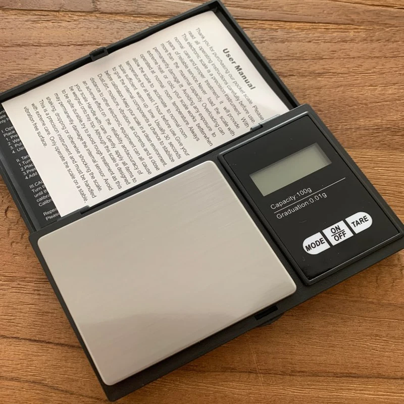 Mini balance électrique numérique en acier inoxydable pesette de poche ...