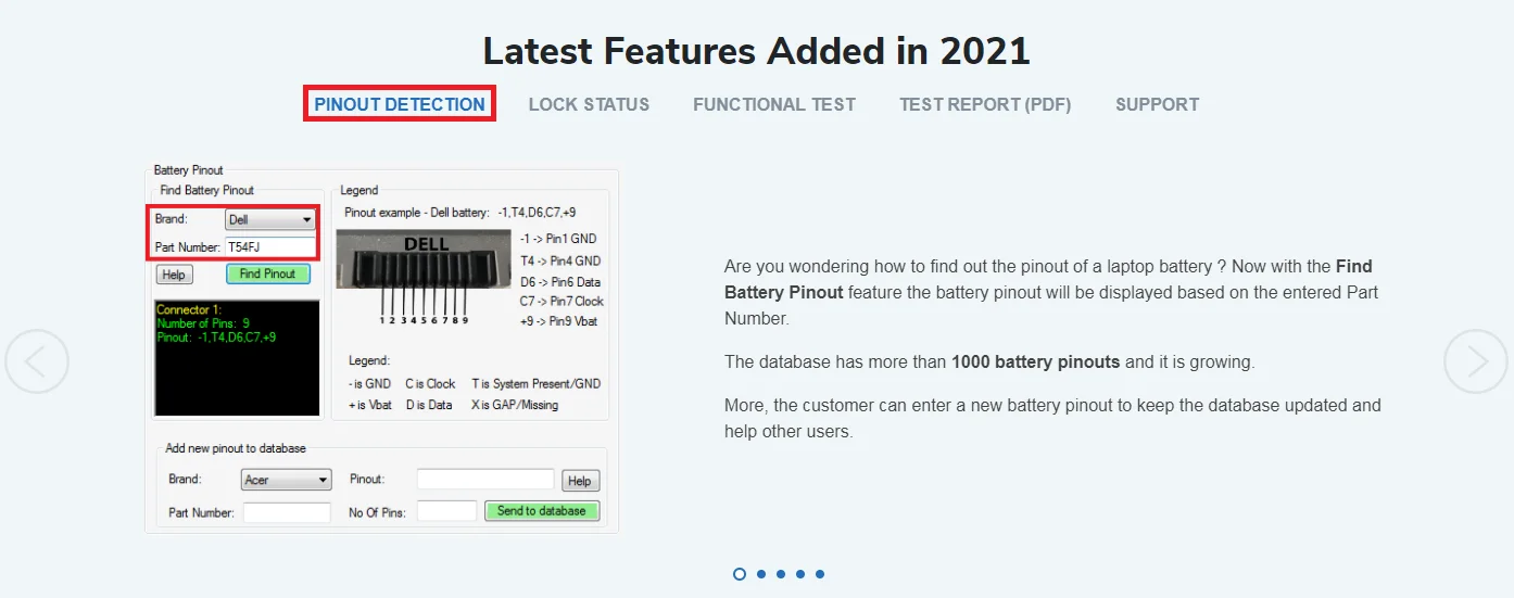 2021 New Arrival NLBA1 profesjonalny Laptop Tester baterii analizator ...