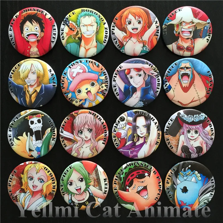 One Piece Anime Badge Brooch | One Piece Accessories Badge | One Piece ...