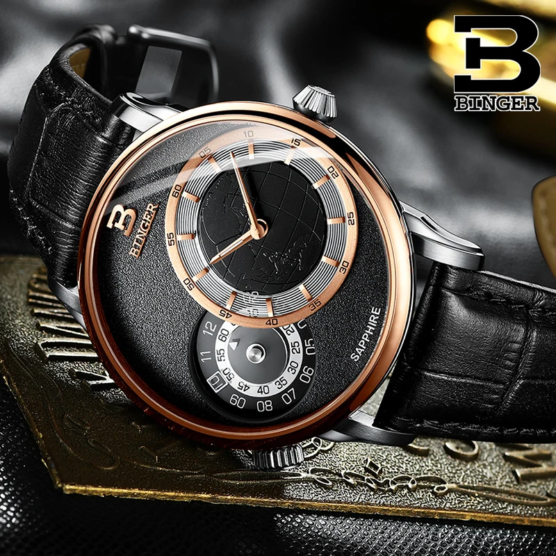 BINGER-Dual-time-zone-Men-s-Watches-Top-Brand-Luxury-Military-Quartz ...