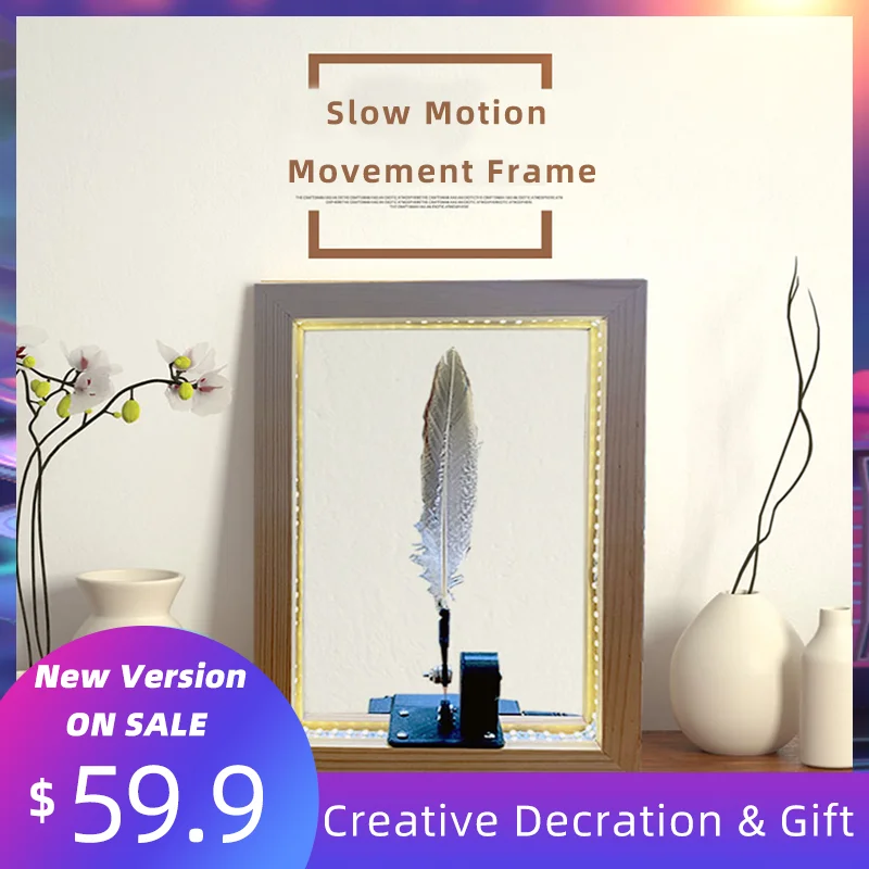 Slow Motion Movement Frame Creative LED Electronic Home Decoration A ...
