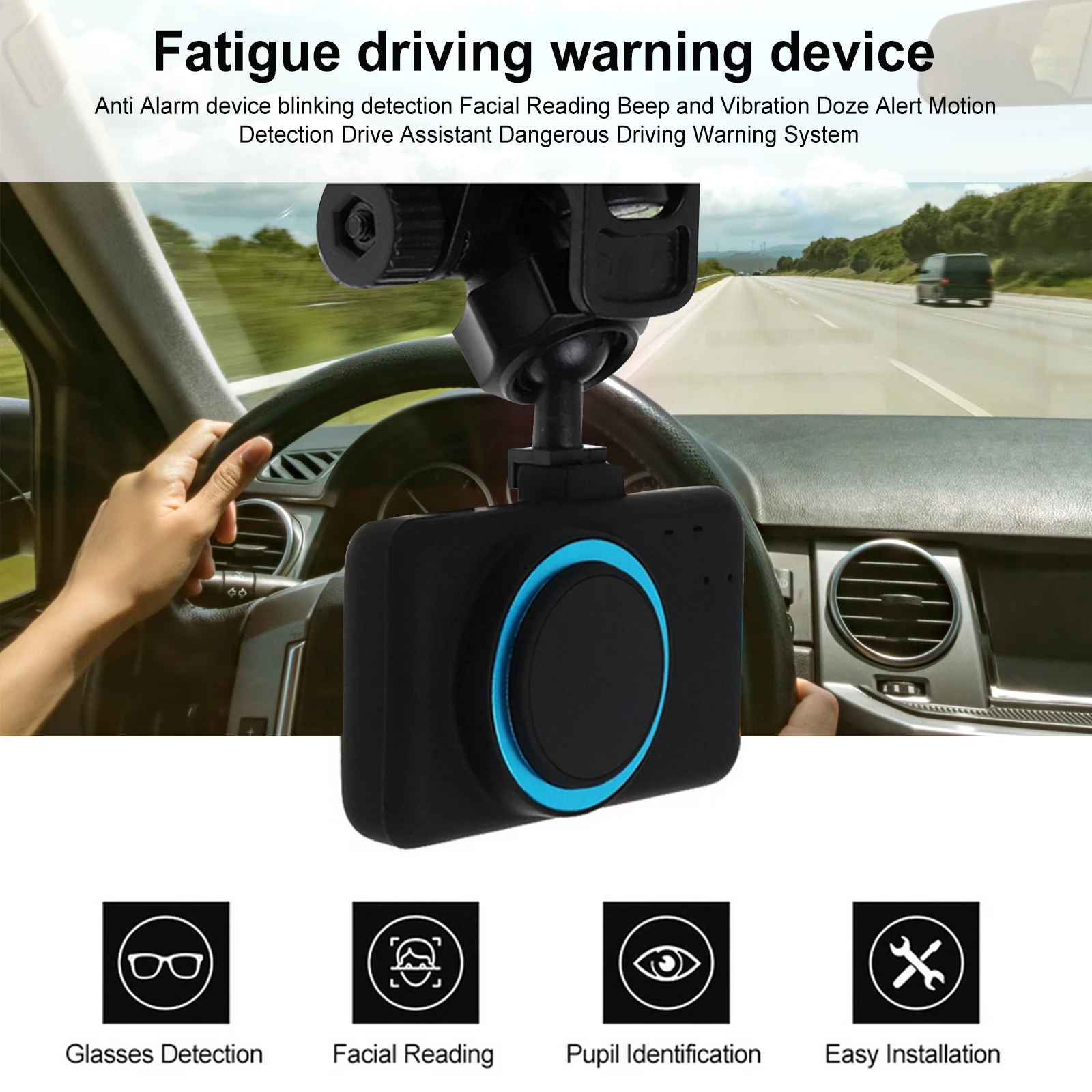Car-Accessories-Fatigue-Warning-Alarm-Device-Head-Up-Driving-Safe ...