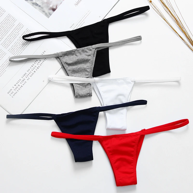 Sexy G-string panties women temptation low waist ultra-thin breathable ...