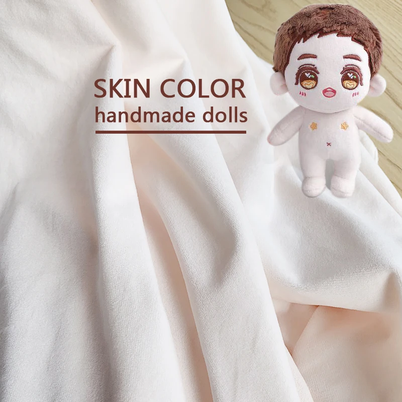 1mm Pile Length Thickening Encryption Handmade Cotton Dolls Skin Color ...