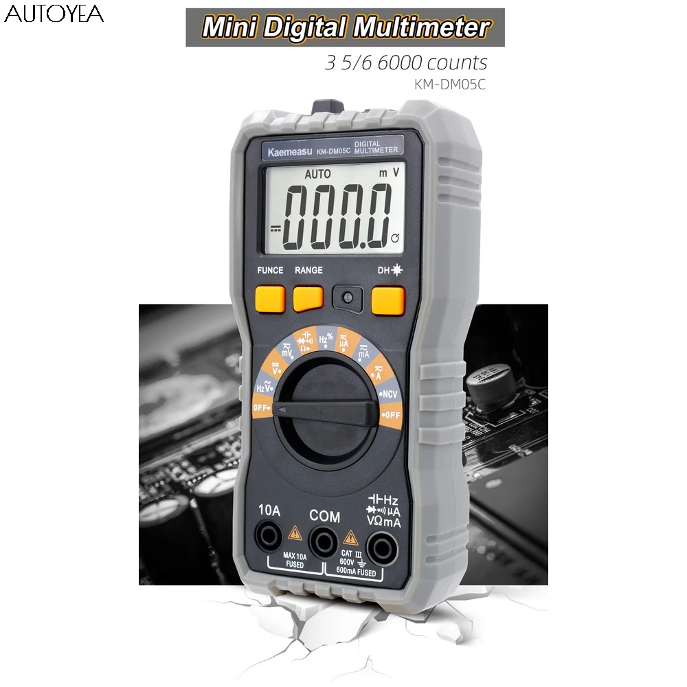 Multifunction Digital Multimeter High Precision Universal Meter Anti ...