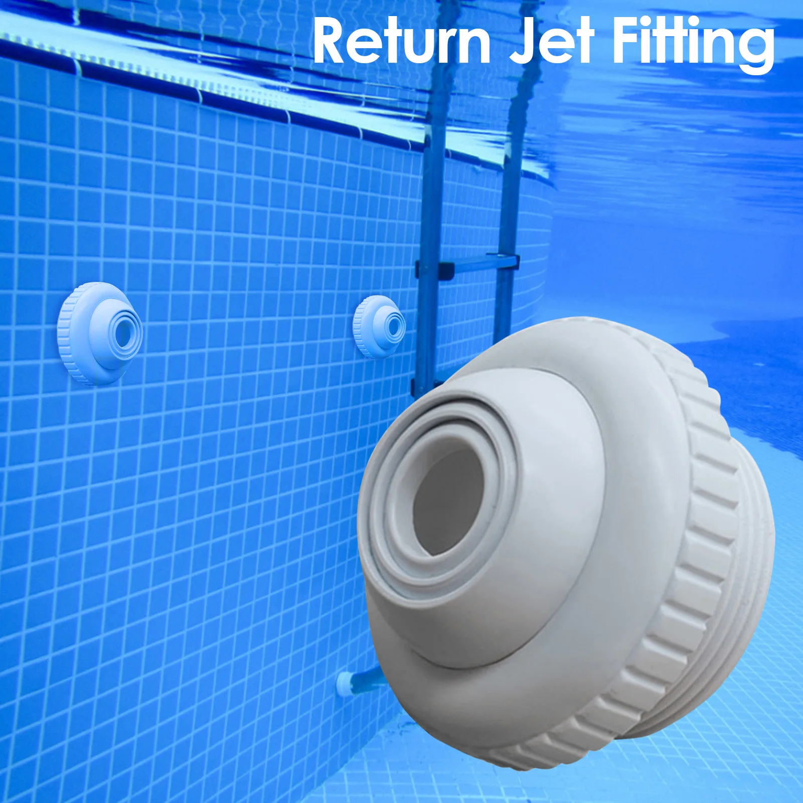 Swimming Pool Massage Nozzle Return Jet Fitting Made With POM Material ...