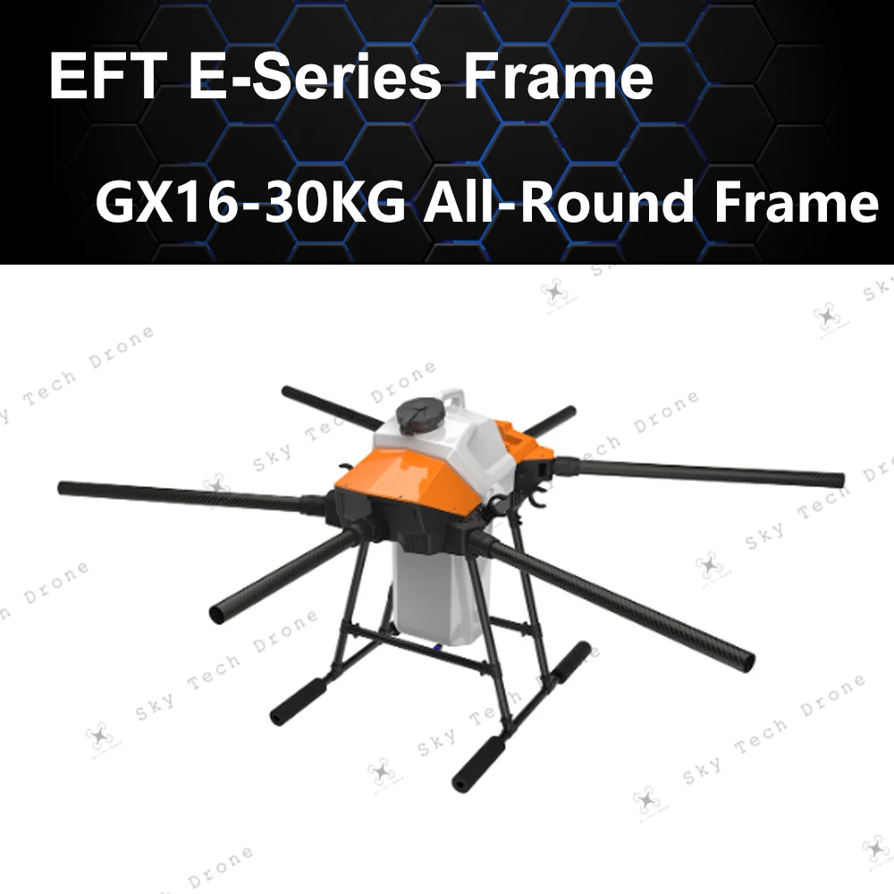 2021 novo eft g620 seis eixo 20l 20kg agrícola pulverizador drone 5l 8l ...