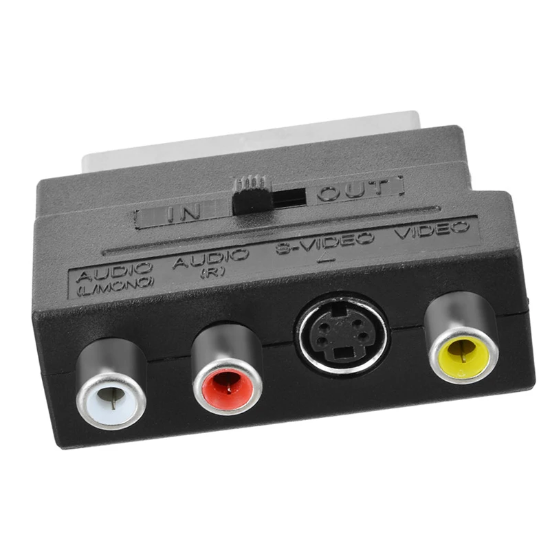 RGB zu RCA RCA Kabel RGB Scart Auf 3 RCA S Video AV TV Audio Adapter ...